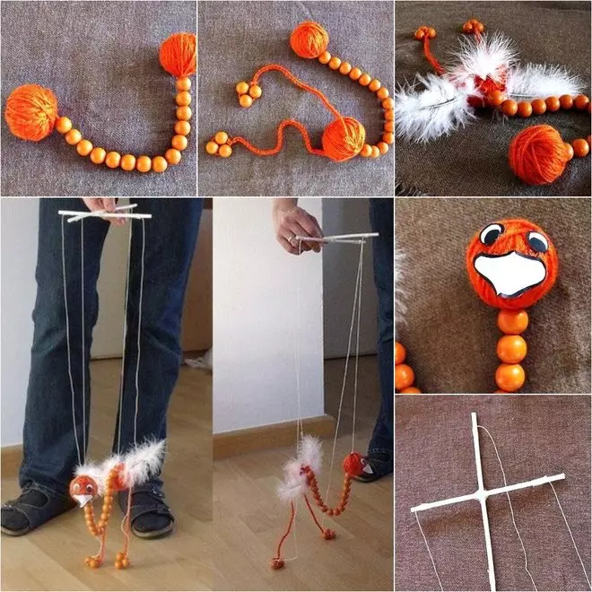 Wéi eng einfach Marionette Toy mat Ären eegenen Hänn ze maachen 105845_4