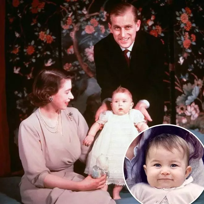 Princesa Charlotte parece como príncipe Charles quando criança