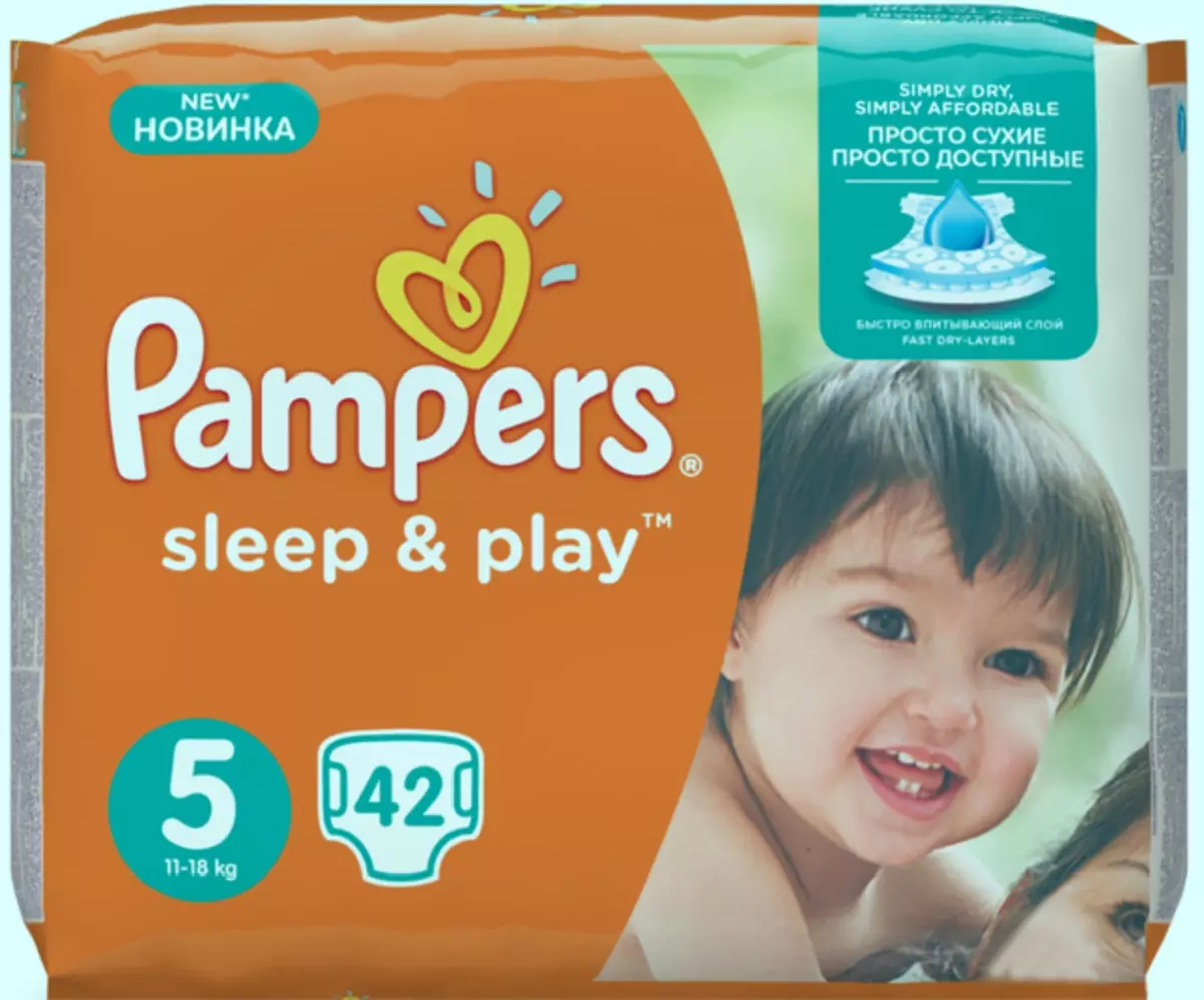 Pampers alvás és játék