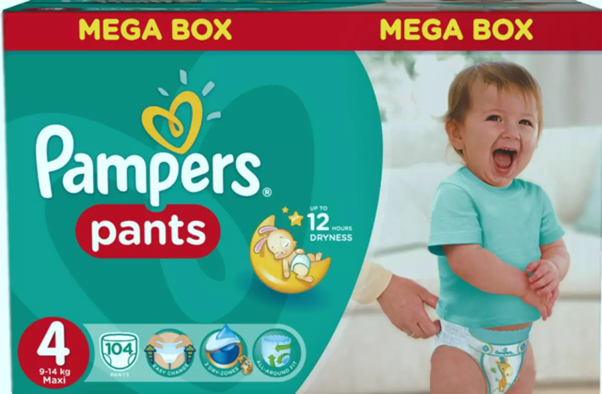 Pampers byxor.