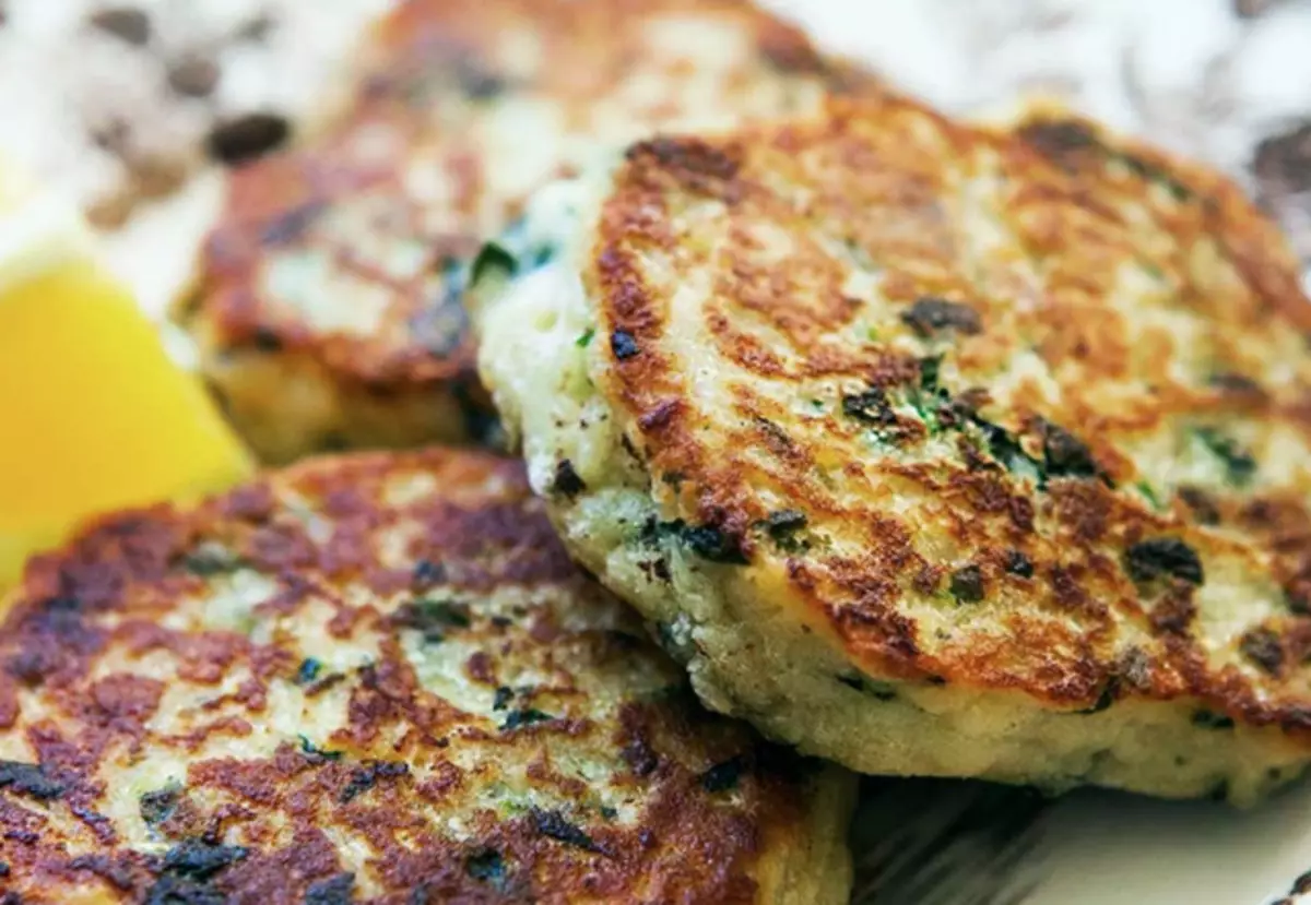 Cotolette di pesce con fiocco arrostito