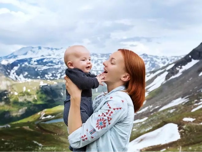 Viaggiare con un bambino in montagna