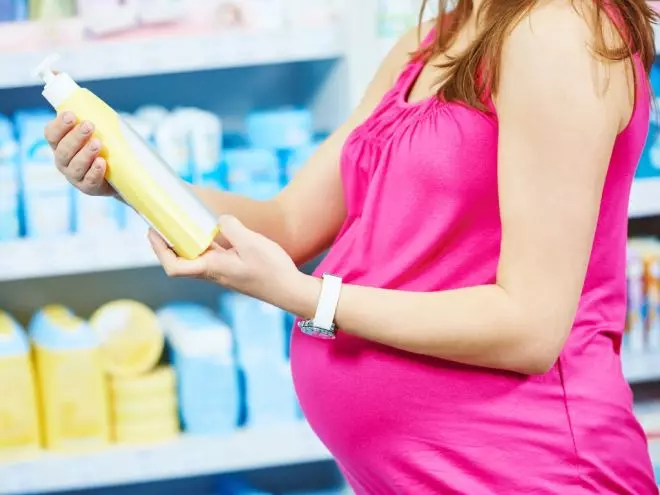 Is there in conventional shampoos toxic to pregnant substances