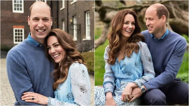 Prince William e Kate Middleton publicou retratos oficiais ao 10º aniversario da voda 1152798_2