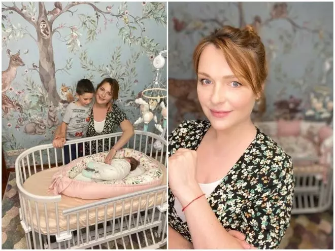 Svetlana Antonova zeigte eine neugeborene Tochter einer Kinder 1213605_2