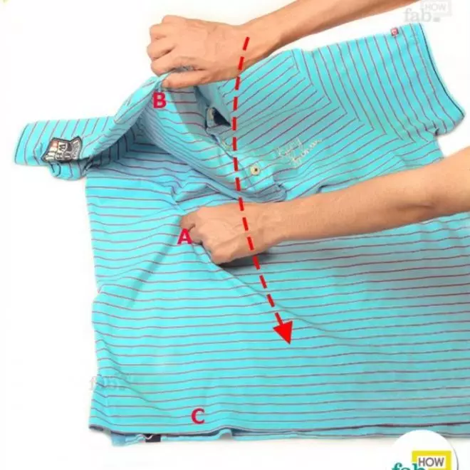 כיצד לקפל חולצות טריקו - צעד אחר צעד הוראות 1240514_11