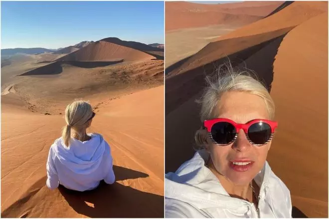 Alena Sviridova gibt Urlaub in Namibia aus - Foto 1240648_3