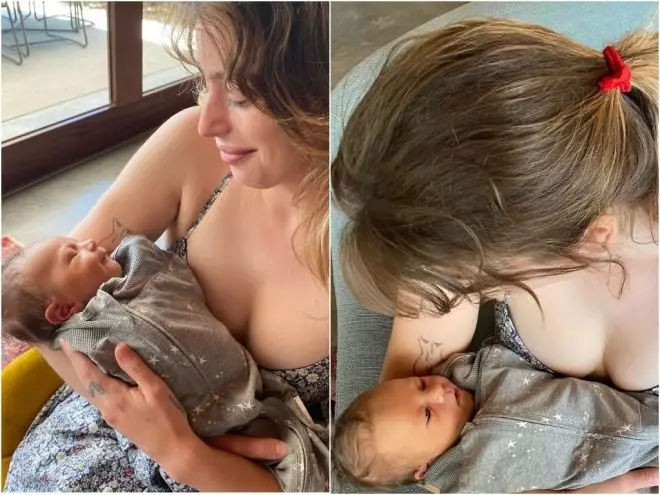 Yuen McGregor converteuse no pai por a quinta vez - as primeiras imaxes do fillo recentemente nado 1256317_2