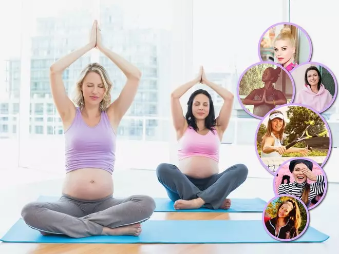 Бременност - няма смущения: звездни бъдещи майки, които се занимават със спорт 1350_1