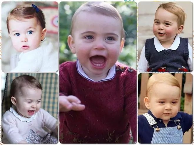Prinssi Louis, Princess Charlotte, Prince George
