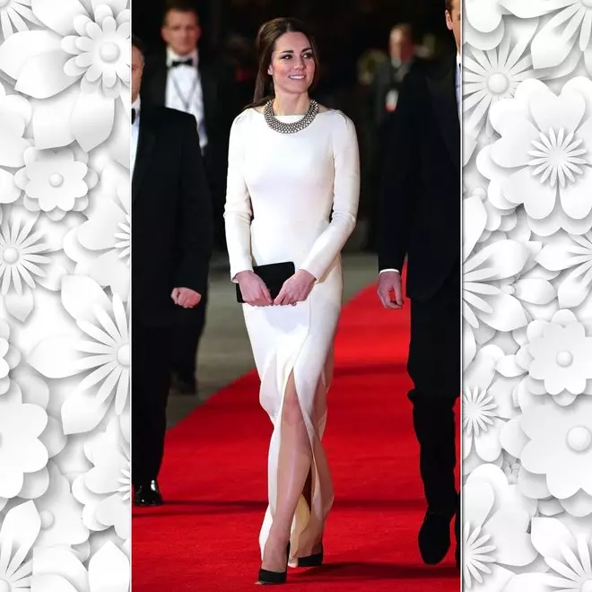 10 Litšoantšo tsa Kate Middleton in White 147450_8