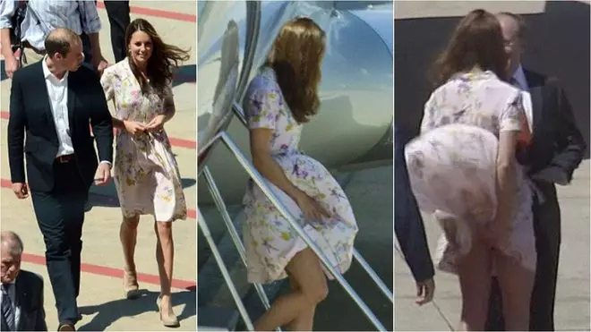 Ο άνεμος εκθέτει τα λεπτά πόδια του Kate Middleton, και είναι πολύ όμορφο 161796_7