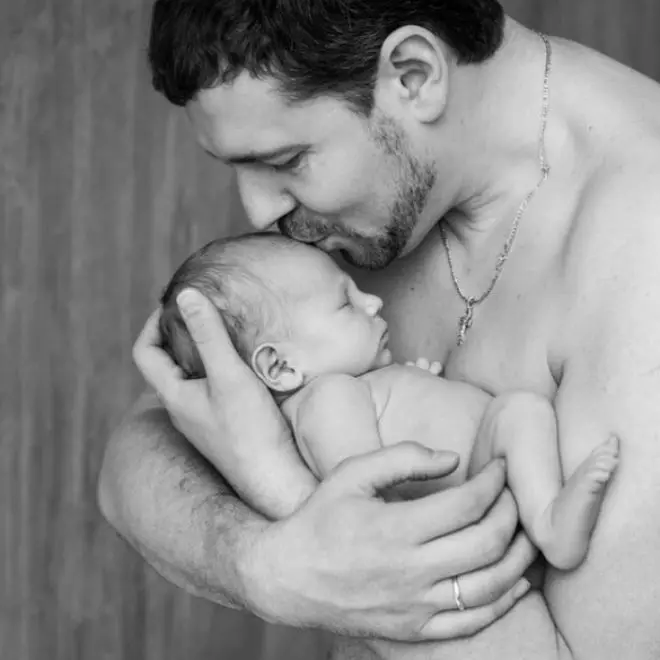 Suami dalam melahirkan anak: 15 Foto yang mengagumkan 1662_9