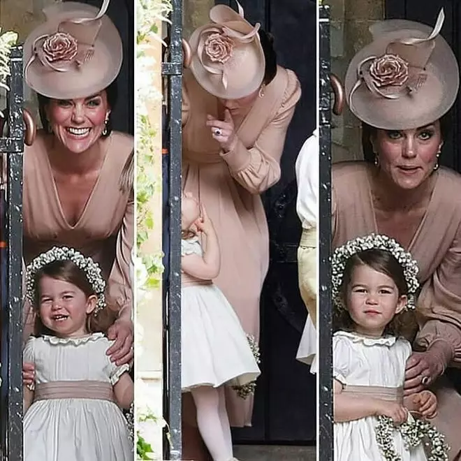 Princess Charlotte et non seulement: Comment les enfants se comportent aux mariages royaux 176429_4