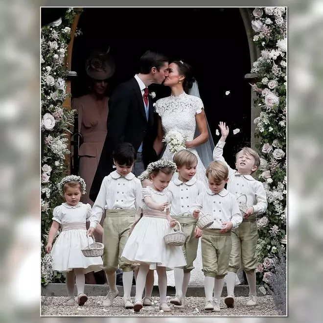 Princess Charlotte et non seulement: Comment les enfants se comportent aux mariages royaux 176429_6