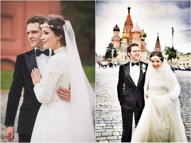 婚禮Konstantin Kryukov與Alina Alekseeva