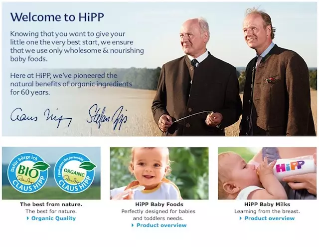 HIPP ապրանքանիշի պատմություն