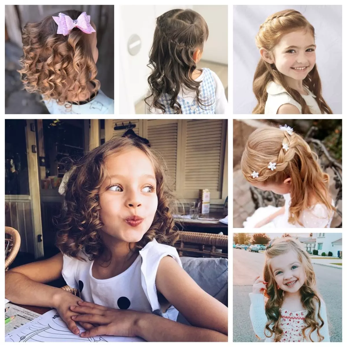 curls کے ساتھ Hairstyles.