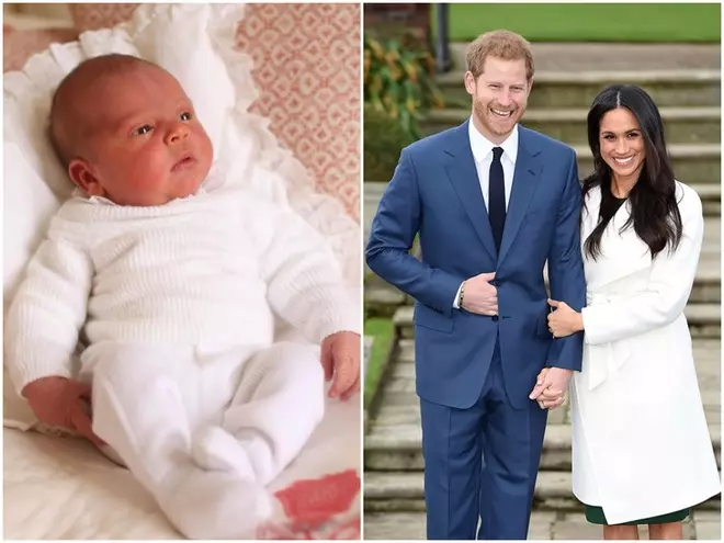 Prince Harry ak Megan Marki ap vin Godfather Prince Louis a?