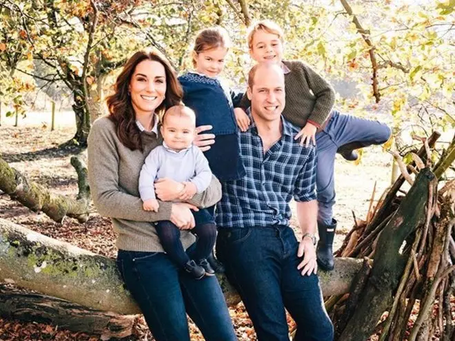Kate Middleton i Książę William z dziećmi