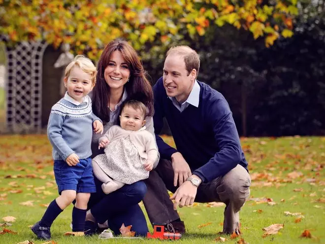 Książę William i Kate Middleton z dziećmi