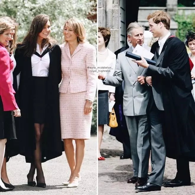 Kate Middleton uye Prince William at St. Andrews University