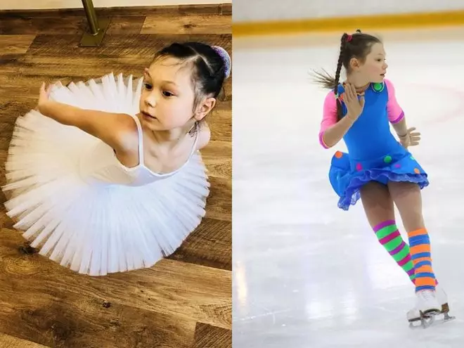 Ќерката на Марија Петрова и Алексеј Tikhonova го поставија своето деби во мраз музиката 275027_3