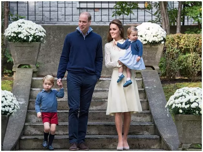 Prens William ve Kate Middleton, Godfather Prince Louis adlı