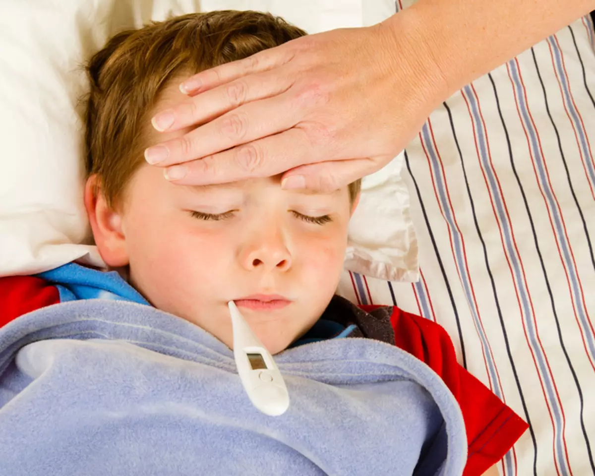 儿童的高温综合征：表现和治疗