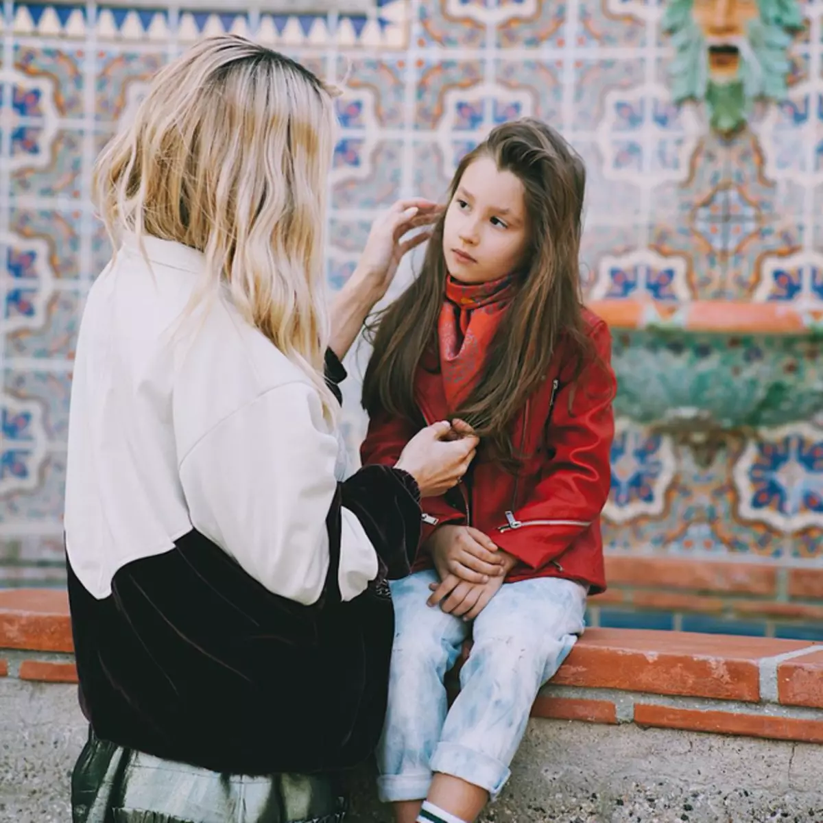 Svetlana Loboda with daughter