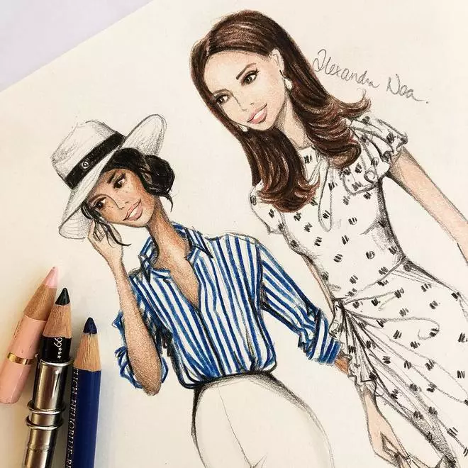 Fan Art: Megan Plant en Kate Middleton inspireert kunstenaars 29157_1