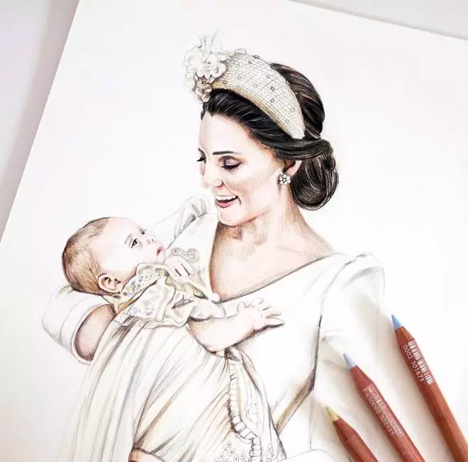 Fan Art: Megan Plant en Kate Middleton inspireert kunstenaars 29157_3