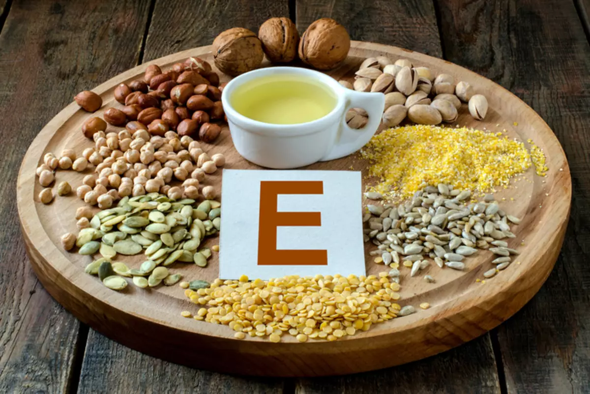 Vitamin E di mana produk