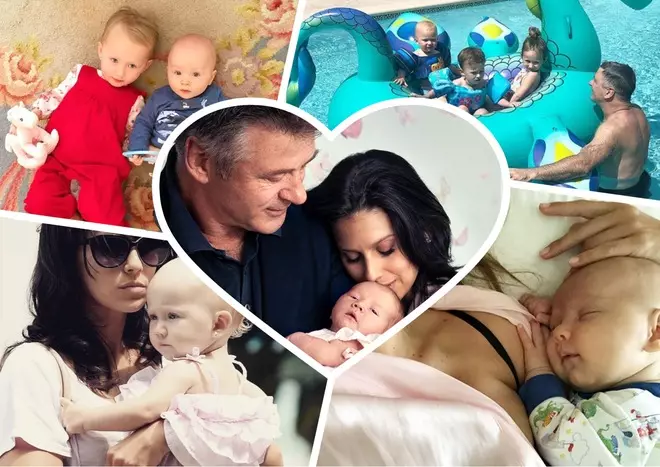 Alec und Hilaria Baldwin C Kinder