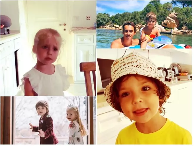 Enfants Maxim Galkina et Alla Pugacheva - Lisa et Harry