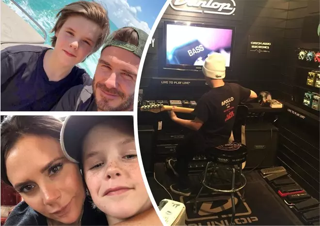 VIDEO: Victoria Beckham trok heimelijk van haar zoon zingt