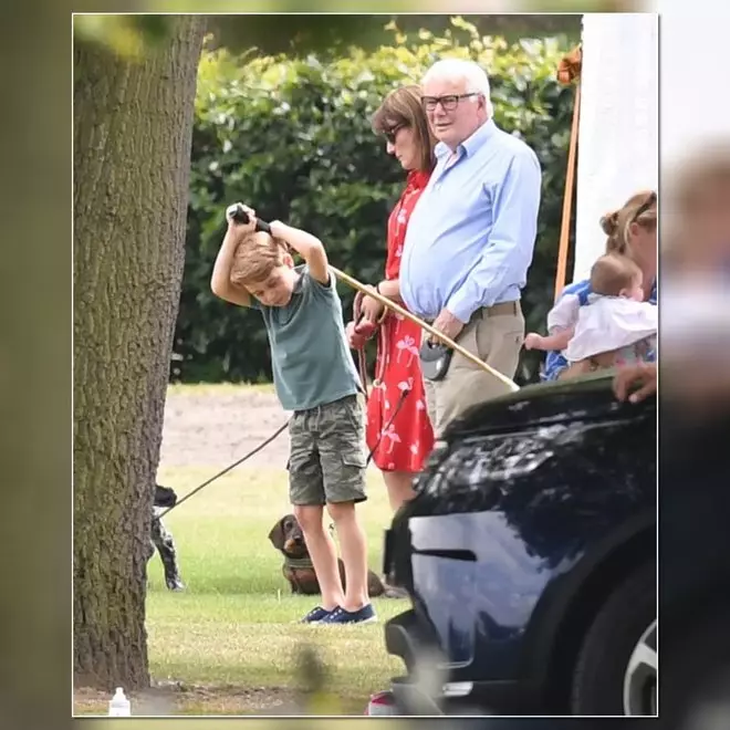 Megan Markle and Kate Middleton with children came to the royal match on polo 315913_5