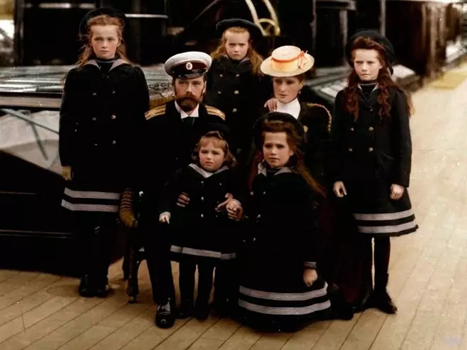 Famille du dernier empereur russe Nicholas II