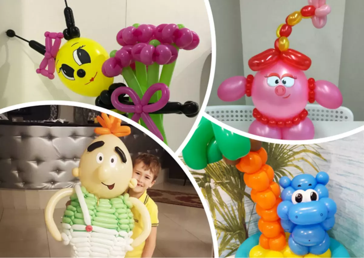 Bi, caterpillar og yderligere 13 ideer af legetøj fra balloner 32931_1