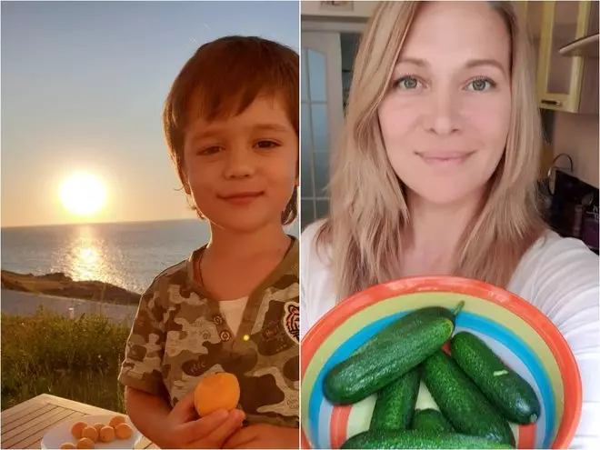4歳の息子Victoria Makarskayaが彼女のコピーを育てる 346949_2