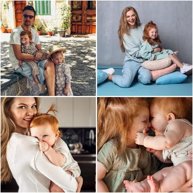 Elena Kulecksky, ailesiyle en popüler fotoğrafı tekrarladı 349224_2