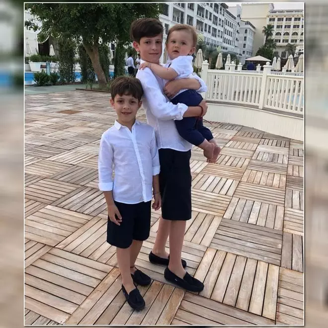 Син Олександра Овечкіна і його кузени показали стильний family look 350760_2