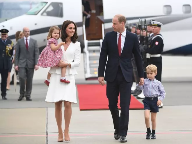 Kate Middleton, Prince William, Prince George ja Princess Charlotte