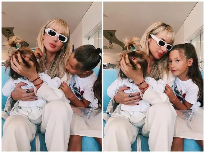 Svetlana Loboda va compartir vídeo amb les dues filles 395124_2