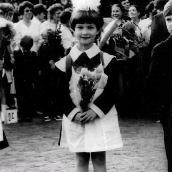 Svetlana Ivanova as a childhood