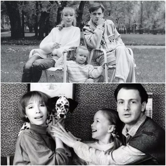 Victoria Isakov prvi je pokazala zajednički portret s redateljem Jurij Moroz i njihovoj kćeri Varbaru 443684_7