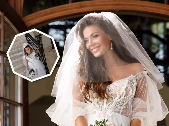 Aspecto de matrimonio: Tatyana Tereshina con filla