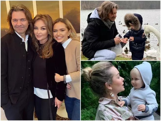 Dmitry Malikov me gruan dhe fëmijët e tij