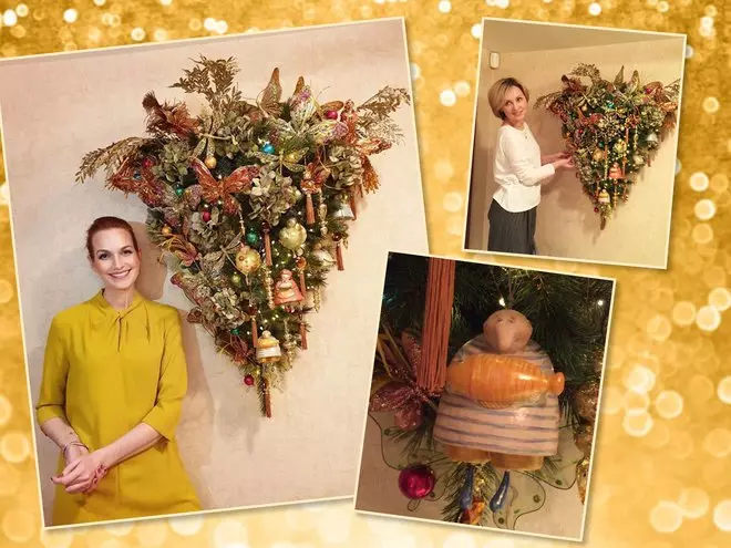Elena Xenofontova dekorasi wit Natal sing ketat