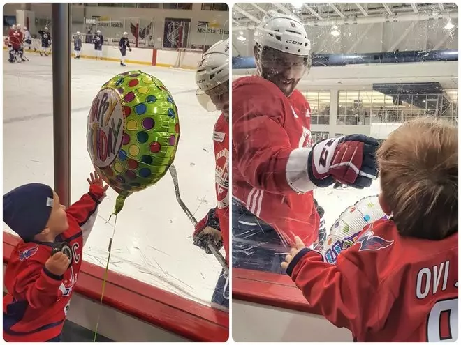 Alexander Ovechkins Ehepartner zeigte Video mit dem Trainingsjahr alten Sohn 481629_4